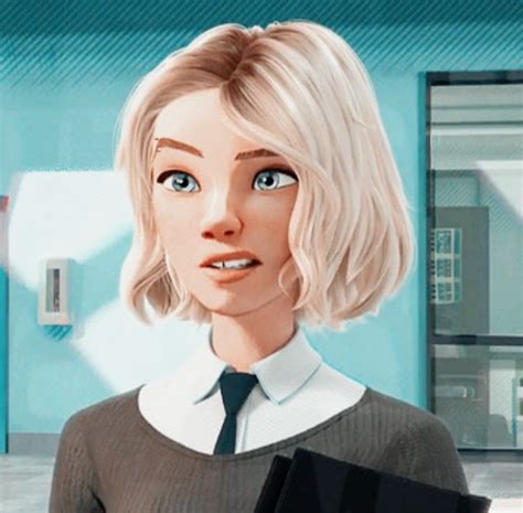 Spider Verse Gwen Stacy Face