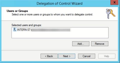 How To Delegate Password Reset Right To User