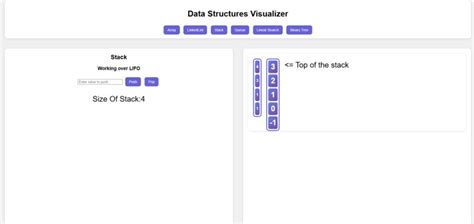 Data Structures Visualizer Devpost