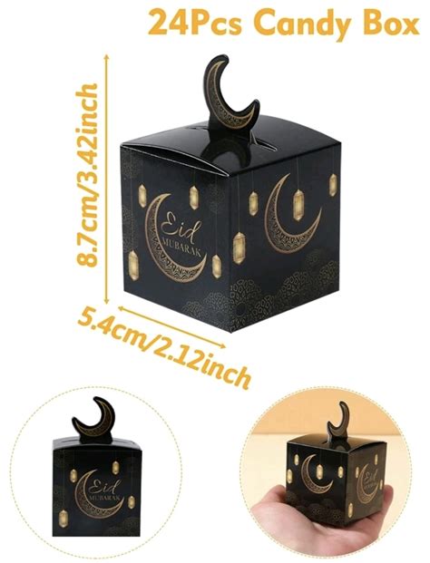 Eid Small Candy Box 24 Pcs Party Oasis