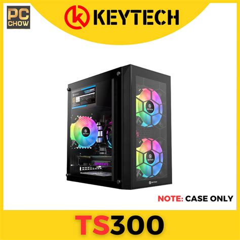KEYTECH TS300 Tempered Glass Gaming PC Desktop Case MICRO ATX MINI ATX CASE ONLY Lazada PH