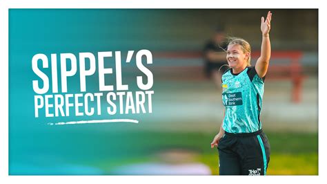 Sippel Knocks Over Gardner And Burns In Her First Over Brisbane Heat