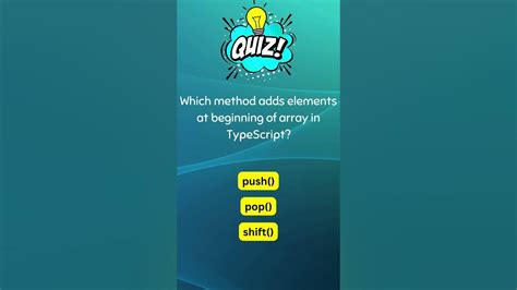 Test Your Typescript Skills Beginner Friendly Quiz Challenge Typescript Quiz Youtube