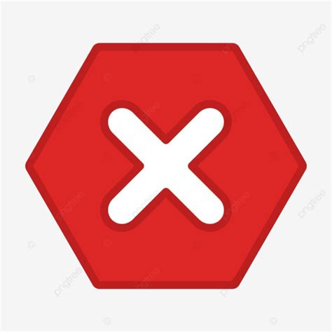 Incorrect Indications X Marks Rejected Disapproved Negated Misleading Inaccurate Invalid Vector