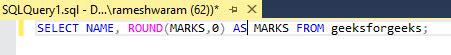SQL Query To Remove Decimal Values GeeksforGeeks