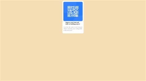 Frontend Mentor Qr Code Component Coding Challenge Solution