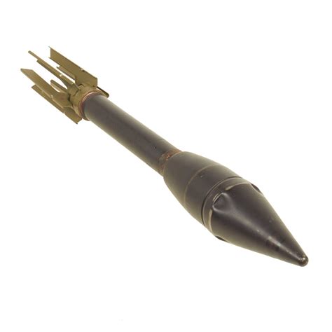 Original Us Wwii M7a1 Anti Tank Practice Rocket For The M1 And M1a1