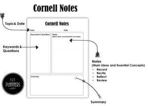 FREE Cornell Notes Template Word PDF Google Docs