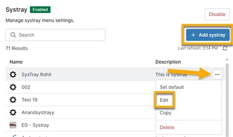 Systray Setup Ninjaone