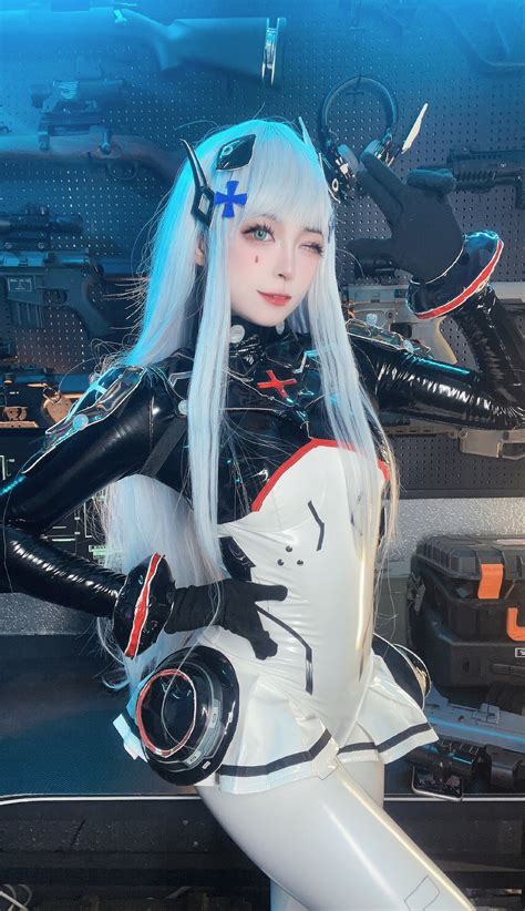 《少女前线2》hk416 子夜福音cosplay 次元岛