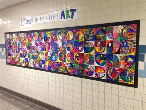1st Through 5th Grade Collaborative Art Mrs Pilarciks Elementary Art