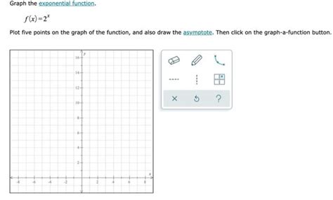 Solved Graph The Exponential Function Plot Five Points On Chegg Com