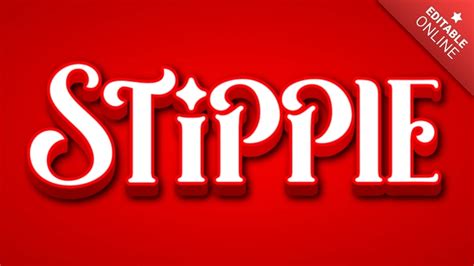 Stipple Merry Christmas Font Text Effect Generator