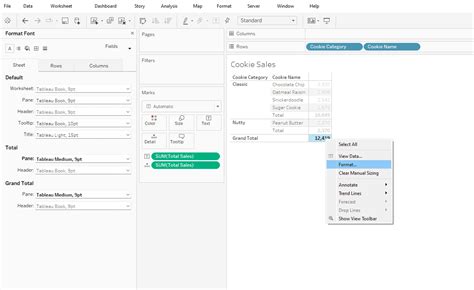 How To Add Totals And Subtotals In Tableau