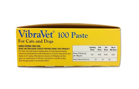 Zoetis Vibravet Doxycycline 100mg G 1 Syringe 2 5g Shopivet