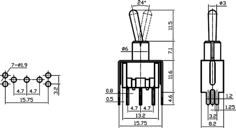 China Chinese Wholesale Spst Sub Miniature Toggle Switch Miniature Toggle Switch MTS 102 A2T