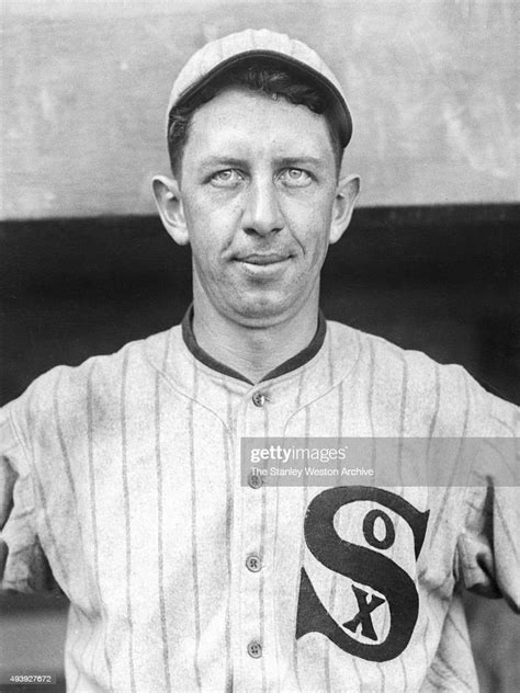 Infielder Eddie Collins Of The Chicago White Sox Poses For A Portrait