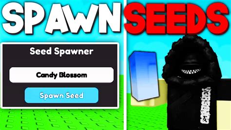grow a garden seed spawner how to spawn seeds working roblox youtube