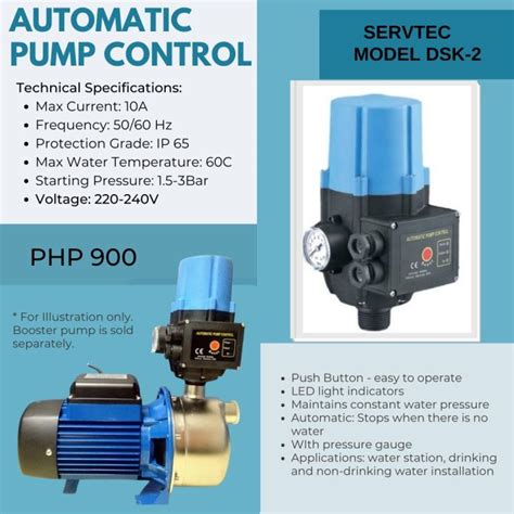 Automatic Pump Control With Pressure Gauge Lazada Ph