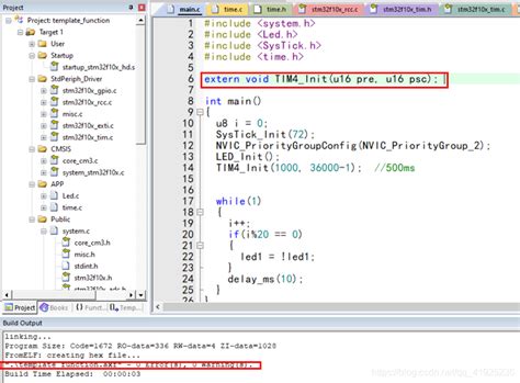 Warning 223 D Function “tim4init“ Declared Implicitlystm32 223 D