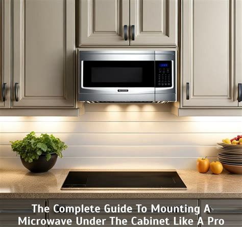 Under Cabinet Microwave Mount A Space Saving Solution For Your Kitchen