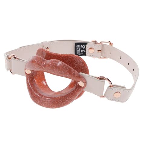 Sex And Mischief Peaches ‘n Creame Siliconen Lip Gag