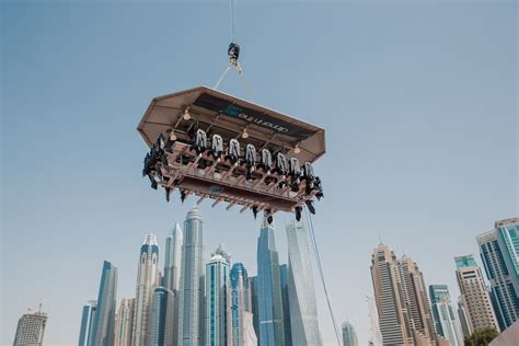 Dinner In The Sky Unforgettable Dinner In Dubai