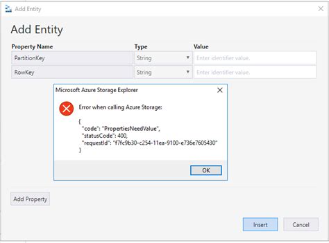 Keep Same Behaviors For Inserting An Entity With Empty Partitionkey And