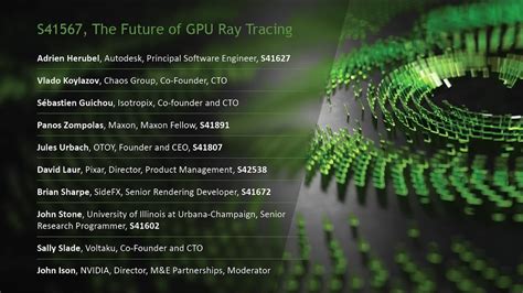 The Future Of Gpu Ray Tracing Gtc Digital Spring 2022 Nvidia On Demand