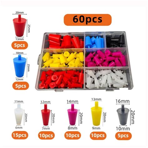 Assortiment Complet De 60 Bouchons De Masquage Haute Température