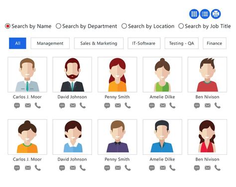 Employee Directory App Sharepoint People Finder Good Employee