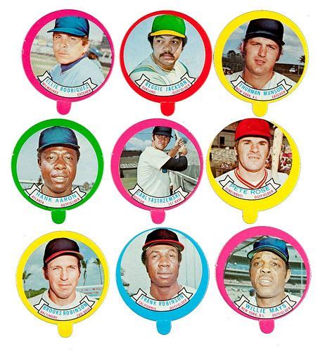1973 Topps Candy Lid Complete Set Of 55 Sold At Auction From 26th May
