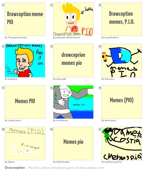 Drawception Meme Pio Drawception