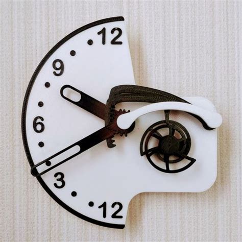 Download Stl File Retrograde Clock • 3d Printer Template ・ Cults