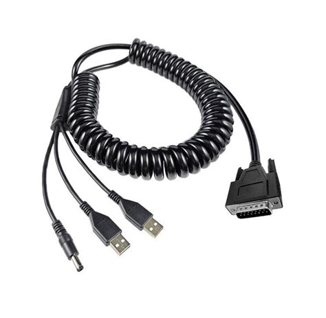 Db15 Male To Usb Dc5 5 Adapter Cable Electric Extension Cable Wk