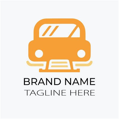 자동차 로고 디자인 프리미엄 벡터