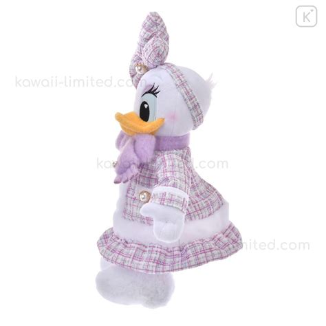 Japan Disney Store Plush Toy Daisy Tweed Style Pearl Bead Kawaii