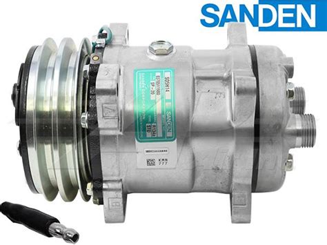 Ap Air Inc Oe Sanden Compressor Sd5h14 132mm 2 Groove Clutch 24v