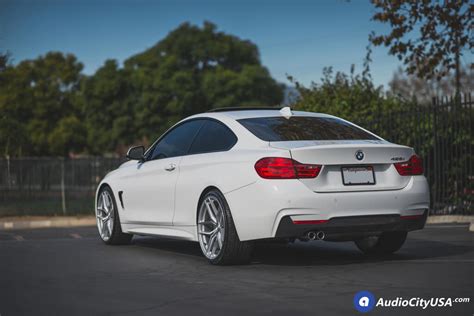 20″ Stance Wheels Sf03 Brushed Silver Concave Rims For 2014 Bmw 428i