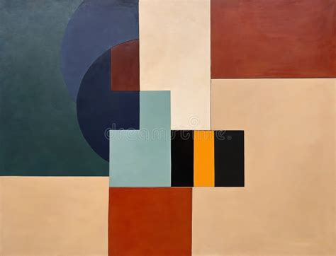 Modern Art Collage Featuring Suprematism Elements With Abstract Geometric Shapes Suitable For
