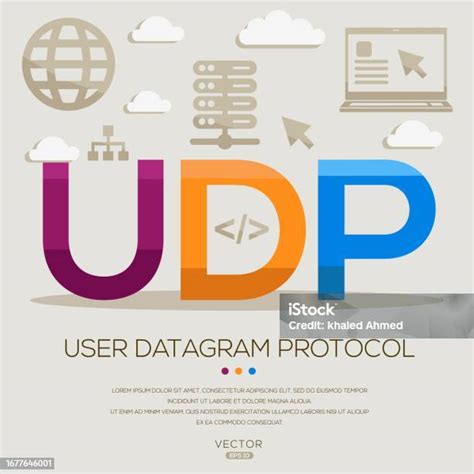 udp user datagram protocol stock illustration download image now