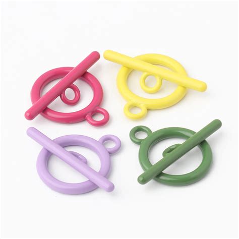 10 키트로트 Ot 걸쇠 금속 멀티 컬러 토글 걸쇠 커넥터 패스너 팔찌 목걸이 공예 보석 만들기 용품 Aliexpress