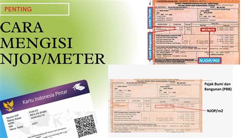 Cara Mudah Dan Lengkap Mengisi Njop Meter Kip Kuliah 2025 Gensa Media