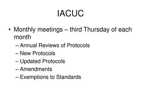 Ppt Iacuc Powerpoint Presentation Free Download Id 2732758