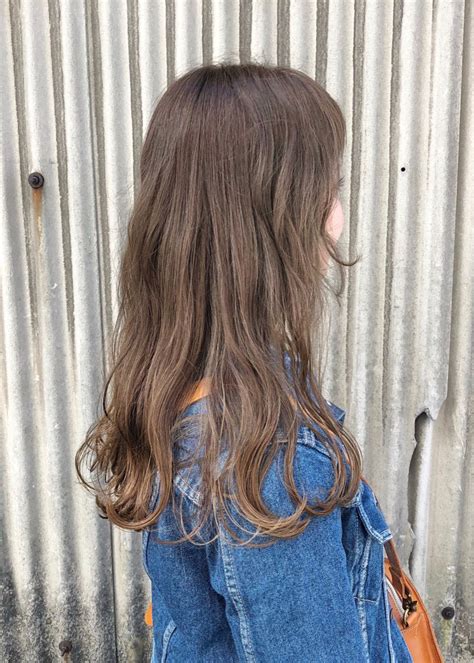 流行をキャッチ♡スモーキーカラーで真冬のトレンドヘアを先取り！【hair】 トレンドヘア ヘアスタイル ロング カラフルヘア