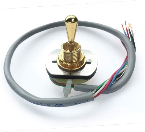 Amazon Com Free Way Way Toggle Switch Pre Wired Gold Musical Instruments