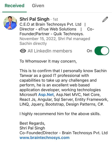 Sachin Tanwar On Linkedin Thankyou Braintechnosys