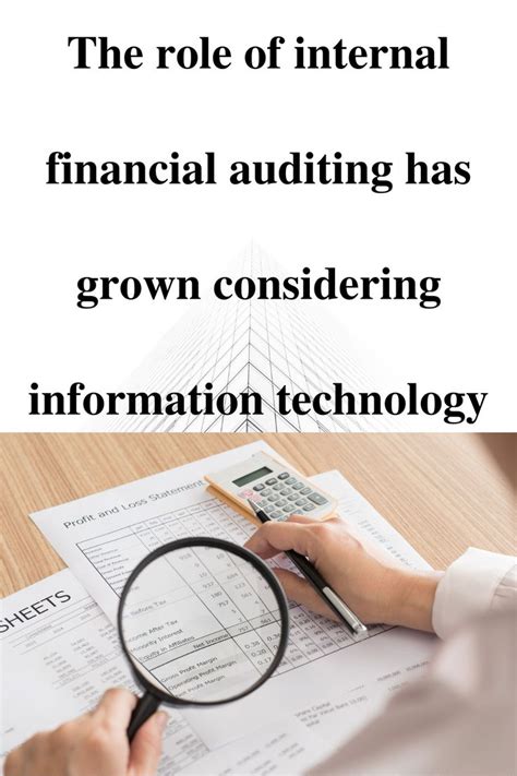 The Role Of Internal Auditing And Information Technology Profit And Loss Statement Security