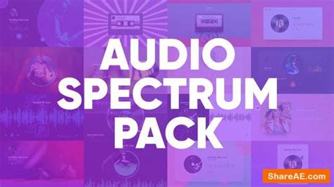 Videohive Audio Spectrum Pack Free After Effects Templates After Effects Intro Template