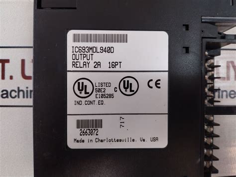 Ge Fanuc Ic693mdl940d Output Module Aeliya Marine
